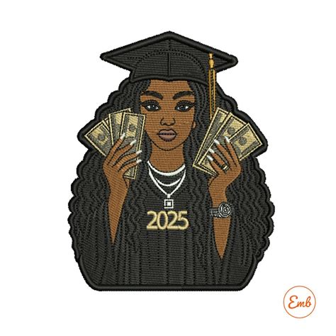 Graduation Patch Embroidery Design Etsy
