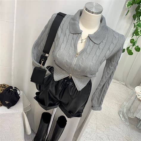 카라 꽈배기 투웨이 슬림핏 니트집업가디건 [국내제작 저렴이비교x] 에이블리