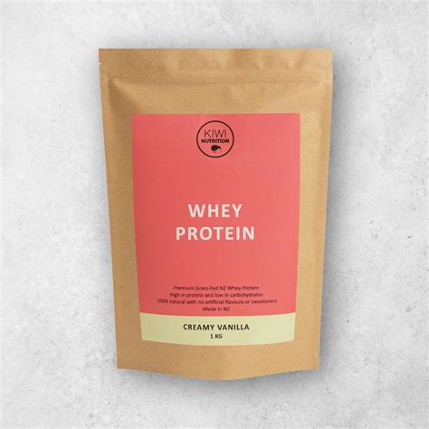 Whey Protein Powder Unflavoured 1kg Kiwi Nutrition