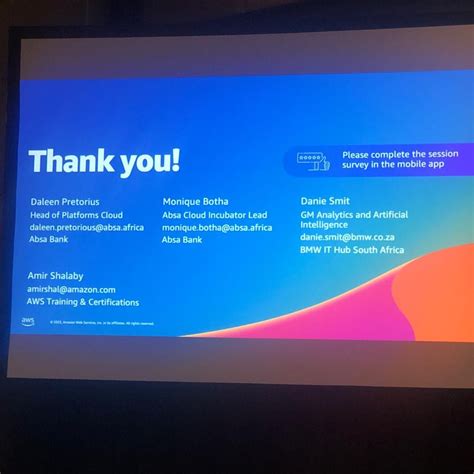 Lekeke Mahlo On Linkedin Awsjoburgsummit