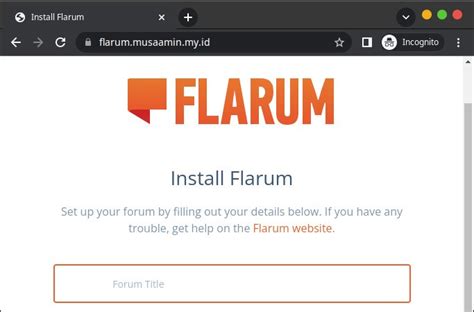 Install Flarum Forum Di Ubuntu 2004 • Linux And Open Source