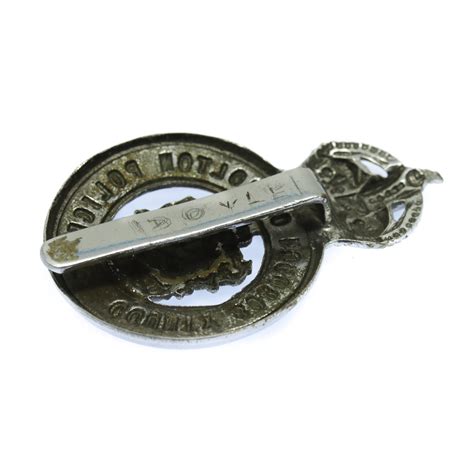 County Borough Of Bolton Police Cap Badge Kings Crown