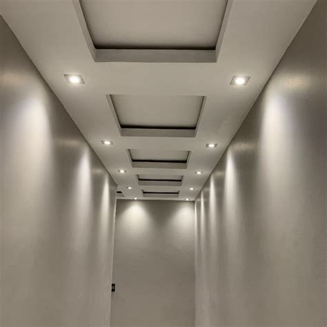 Corridor Suspended Ceiling Pop Hall Stores Transportive False Ceiling