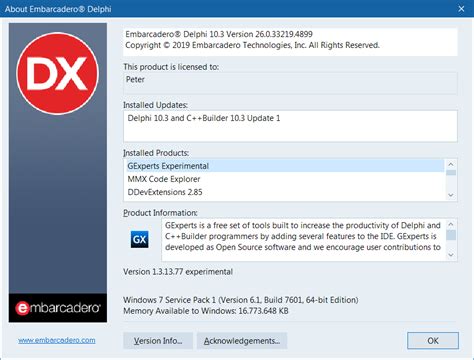 The Embarcadero GetIt Server Could Not Be Reached Delphi IDE And