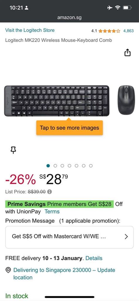 Logitech Bluetooth Keyboard Mouse Mk220 Computers And Tech Parts And Accessories Computer