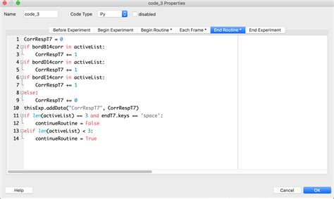 Ending Trial Using Conditional In Keyboard Component Builder Psychopy