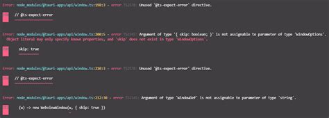 TypeScript Compilation Errors When Using Tauri Apps Api Beta Issue Tauri Apps