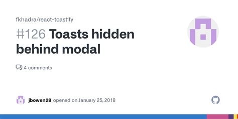 Toasts Hidden Behind Modal · Issue 126 · Fkhadrareact Toastify · Github