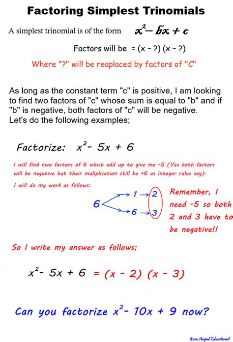 Factoring Quadratic Trinomials 2 — Steemit