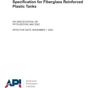 خرید و قیمت استاندارد مخازن ذخیره فایبرگلاس API 12P 2022 Specification for Fiberglass Reinforced