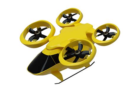 비행 도시 교통 도시 자동차 무인 항공기 흰색 배경에 고립 프로펠러와 자동차 3d 일러스트레이션 3d 렌더링 복사 공간 3차원 형태에 대한 스톡 사진 및 기타 이미지