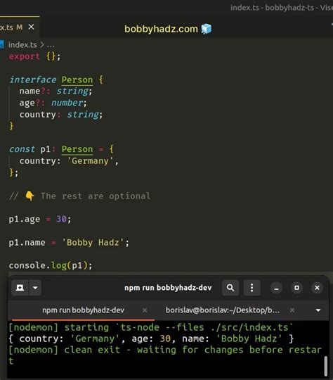 How To Set Up Typescript Interface Default Values Bobbyhadz