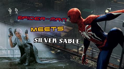 Spider Man Meets Silver Sable 🕸🗡spiderman Silversable