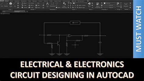 Youtube Electronic Circuit Design Circuit Design Autocad