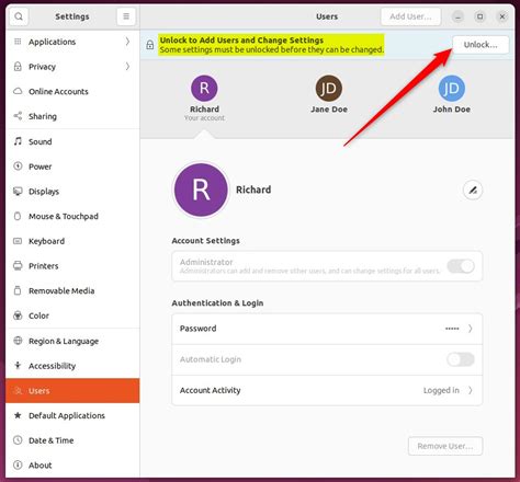 How To Change Account Types In Ubuntu Linux Geek Rewind