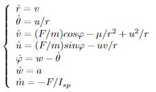 Python GEKKO How To Solve A Optimal Lunar Soft Landing Problem