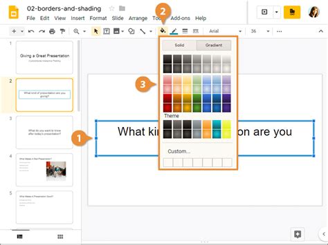 Borders And Shading CustomGuide