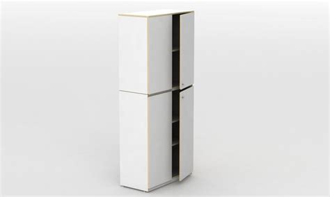 Full Height Storage With Openable Shutter Featherlite Furniture