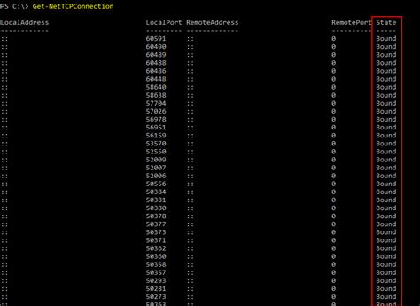 Powershell Netstat Vs Get Nettcpconnectionget Netudpendpoint Stack