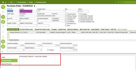 display documents in aurena ifs community