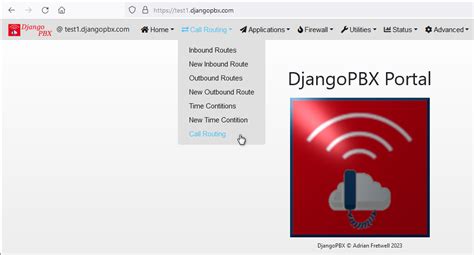 Call Routing — Djangopbx 070 Documentation