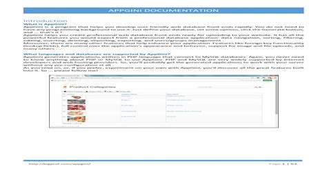 download pdf appgini documentation