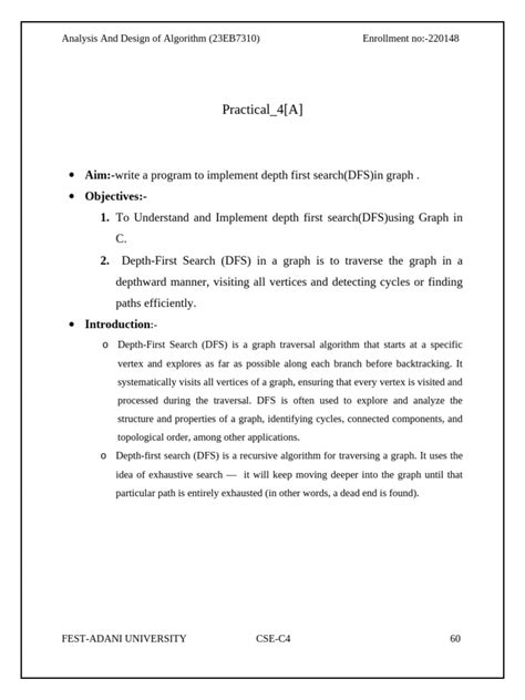 Dfs 1 Pdf Theoretical Computer Science Graph Theory