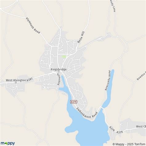 Map Kingsbridge Map Of Kingsbridge South Hams Tq7 1 And Practical