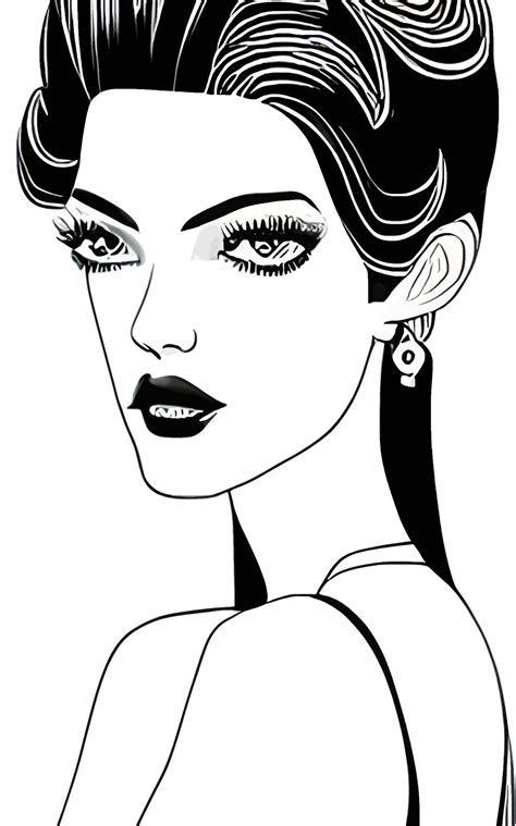 Female Fashion Drawing Sketches Vol 1 10880482 Vector Art At Vecteezy