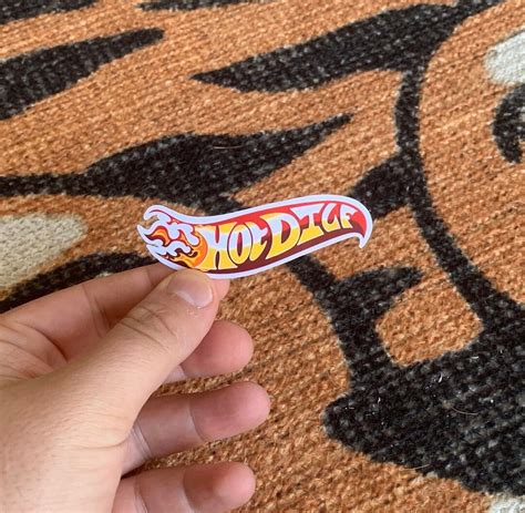 Hot Dilf Sticker Hot Wheels Meme Hot Wheels Queer Lgbt Meme Stationery Vinyl Waterproof I