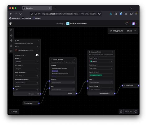 Convert Pdfs To Markdown With Docling And Langflow Langflow Low