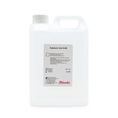 Sulphuric Acid 0 5m Reagents