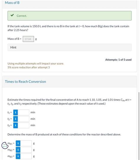 Solved A Chemical Reaction AB Is Carried Out In A Closed Chegg