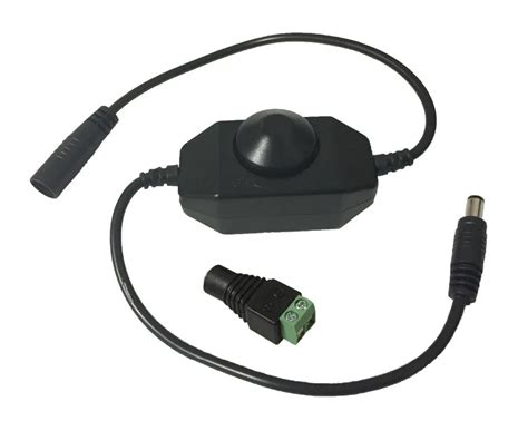 DC V V A LED Strip Dimmer Switch PWM Dimmer Controller W DC Jack Extra DC Adapter
