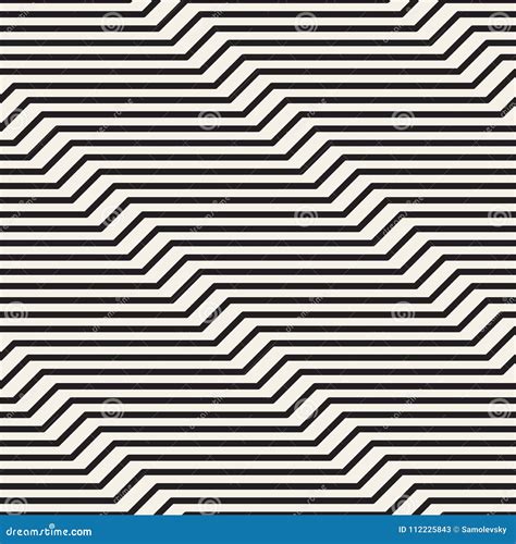 Vector Seamless Lattice Pattern Modern Stylish Texture With Monochrome