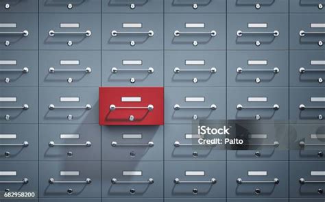안전 로커 그리고 중 하나는 개방적이 고 빨간색 3 차원 일러스트 레이 션 우편함에 대한 스톡 사진 및 기타 이미지 우편함 통화 금고 보안 장비 Istock