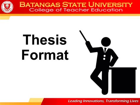 Thesis Format Guide Structure And Components