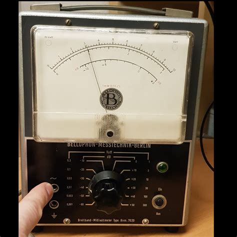 Gallery Bellophon Berlin Wideband Millivoltmeter