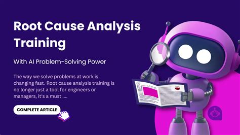 Root Cause Analysis Training With Ai Problem Solving Power