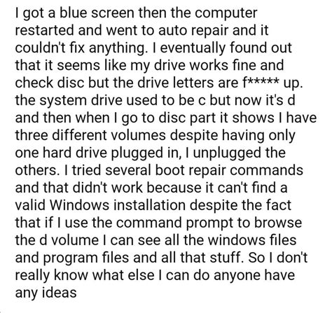 Booting Issue R Windowshelp