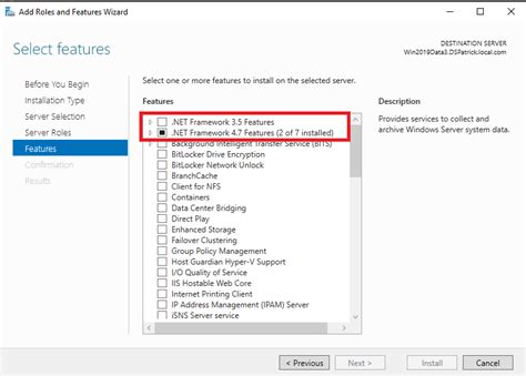 windows server 2019 framework missing microsoft qanda