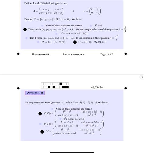 We Keep Notations From Question 7 Define