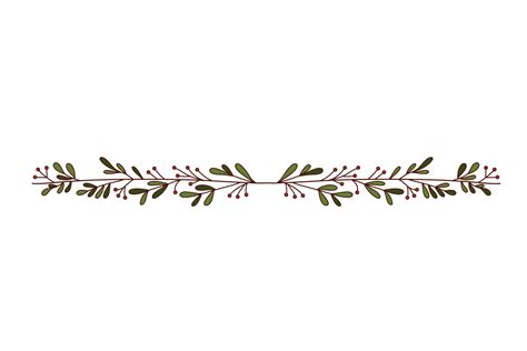 Festive Leaf Divider Graphic By Easypeasy Svgs · Creative Fabrica