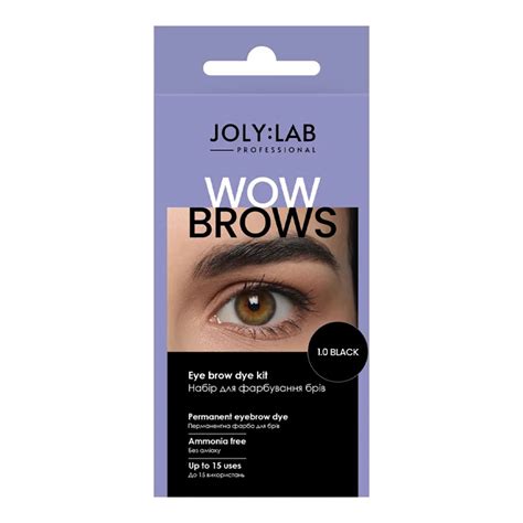 Набір для фарбування брів Joly Lab Wow Brows 1 0 Black купити Beauty