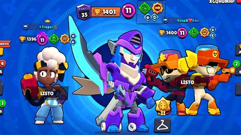 Mortis 1400 🏆 En BalÓn Brawl Youtube