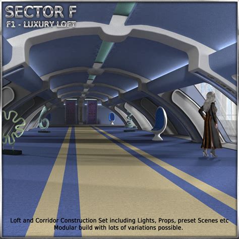Ship Elements F1 Luxury Lounge ⋆ Freebies Daz 3d