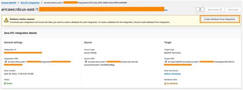 Set Up Cross Account Zero Etl Integration In The Same Region Aws Repost