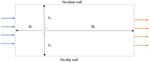 Schematics Of The Computational Domain And Boundary Conditions