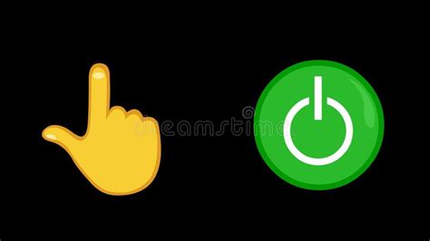 Animation Hand Cartoon Yellow Shaka Gesture Stock Video Video Of Cool