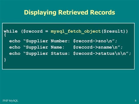 Ppt Php And Mysql Powerpoint Presentation Free Download Id1718822